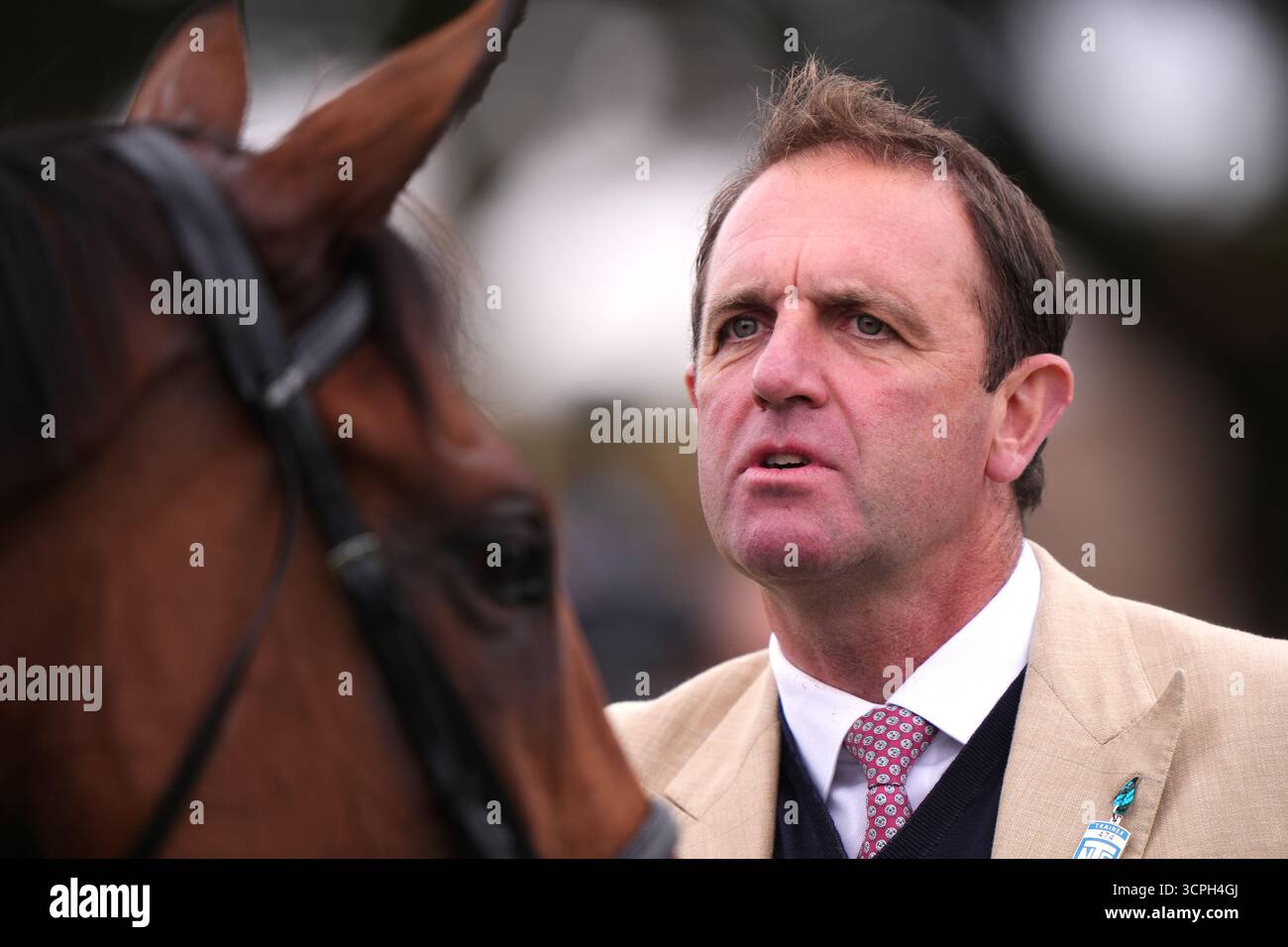 Trainer Charlie Appleby after seeing Silent Love ridden by Billy ...