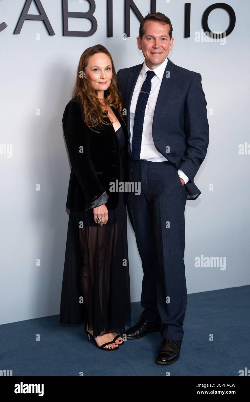 Anna Waterhouse and Joe Shrapnel pose for photographers upon arrival at ...