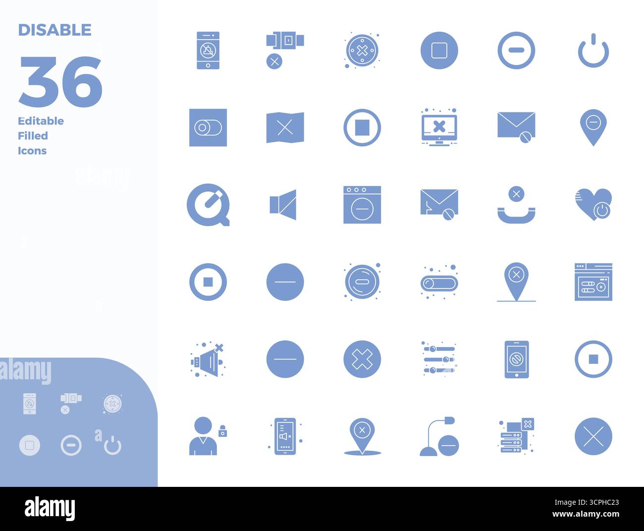 Artfully designed 36 Glyph Filled PIXEL perfect vector icons for ...