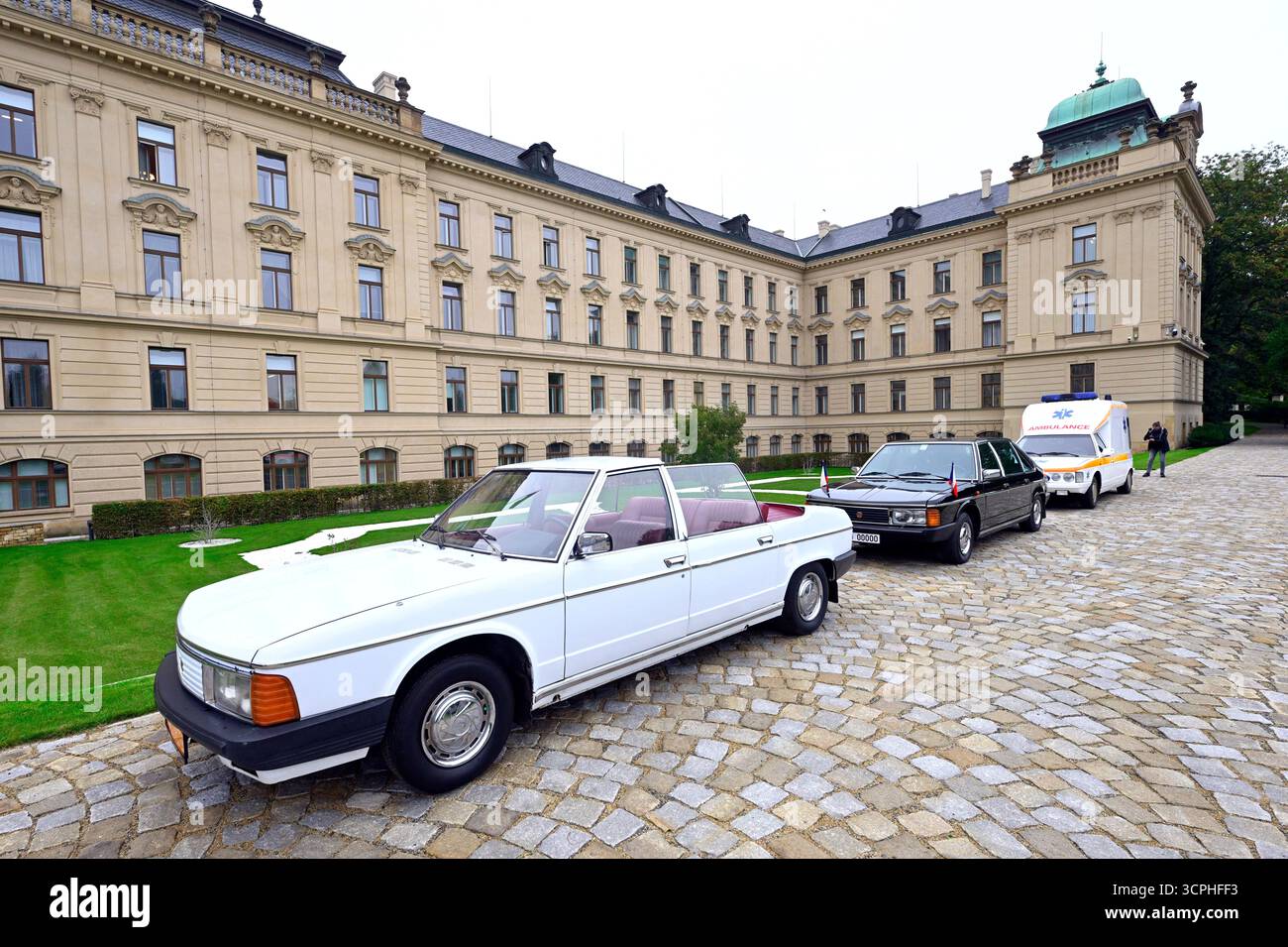 Exhibition of historic government vehicles of the former Czechoslovakia ...
