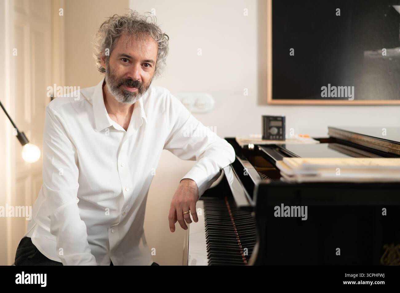 Pianist James Rhodes poses during the portrait session for the ...
