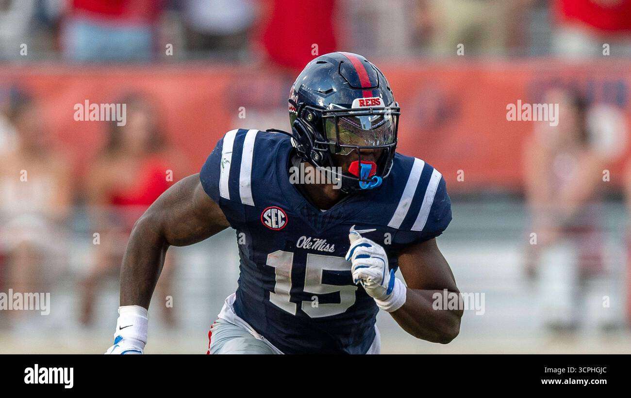 Mississippi defensive end Da'Shawn Womack (15) during the second half ...