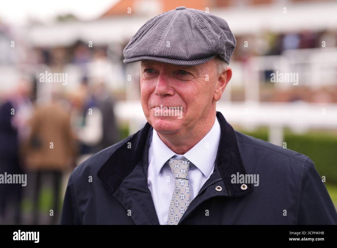 Trainer Karl Burke after seeing jockey Clifford Lee win the Boyle ...