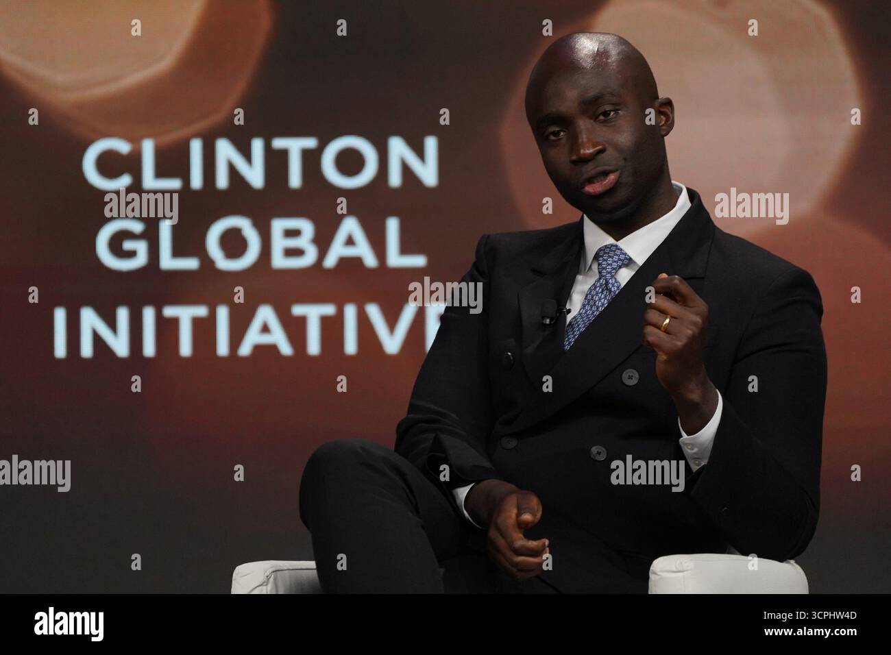 Wemimo Abbey at a public appearance for Clinton Global Initiative 2025 ...