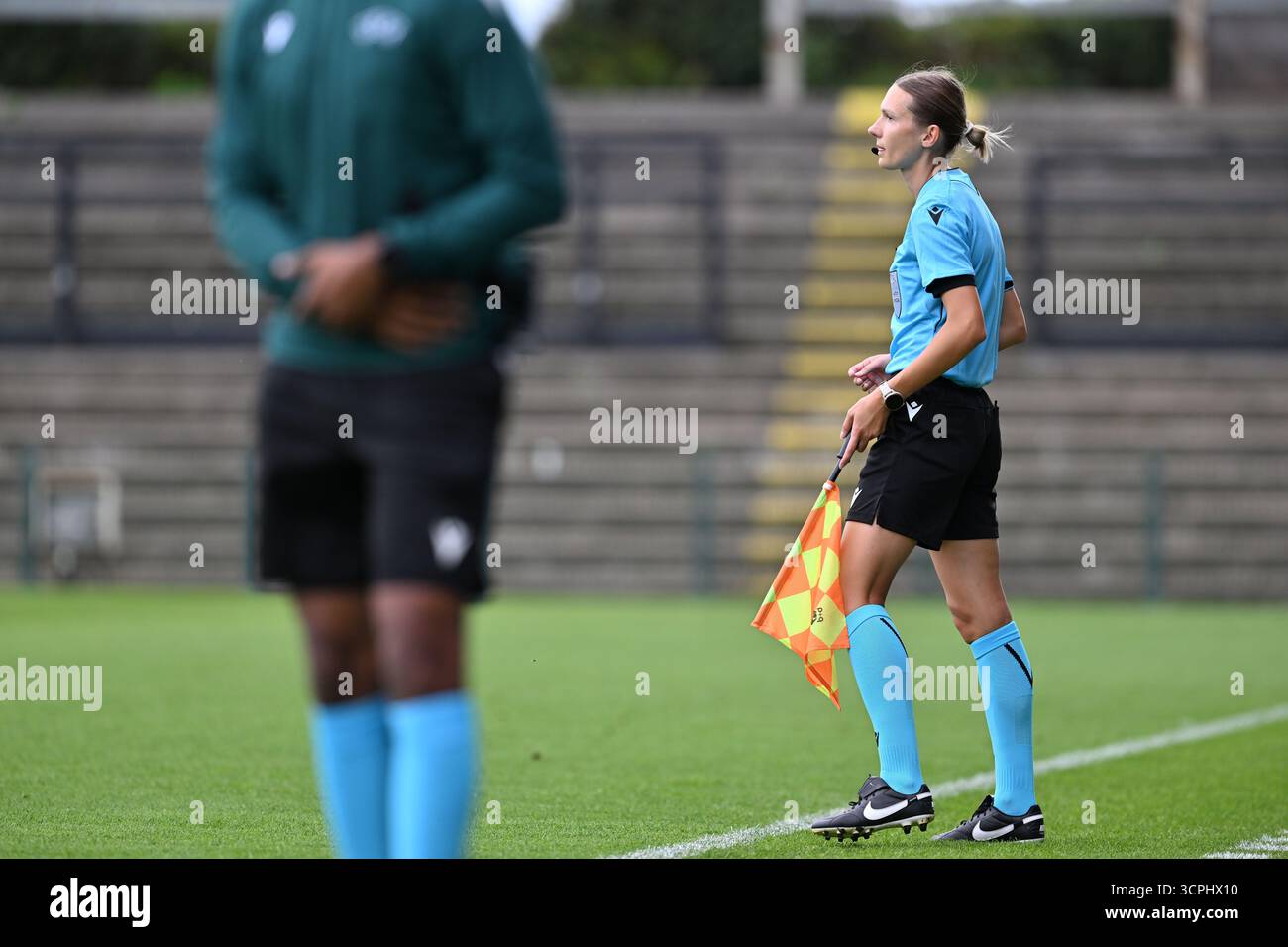 assistant referee Oleksandra Vdovina pictured during the Uefa Youth ...