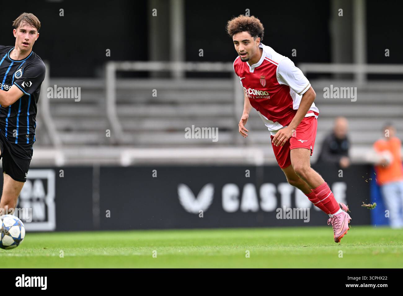 Nacim Dendani (10) of Monaco pictured during the Uefa Youth League ...