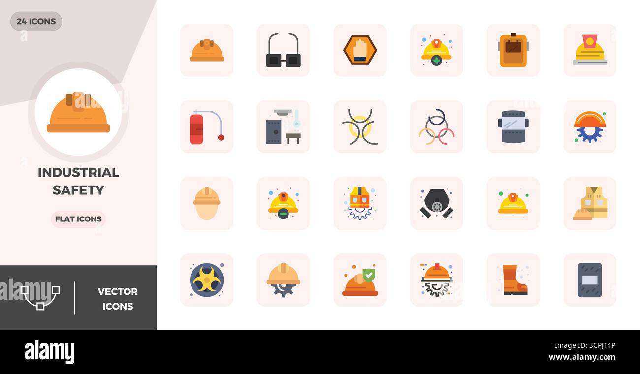 Perfectly balanced 24 Flat PIXEL perfect vector icons for Industrial ...