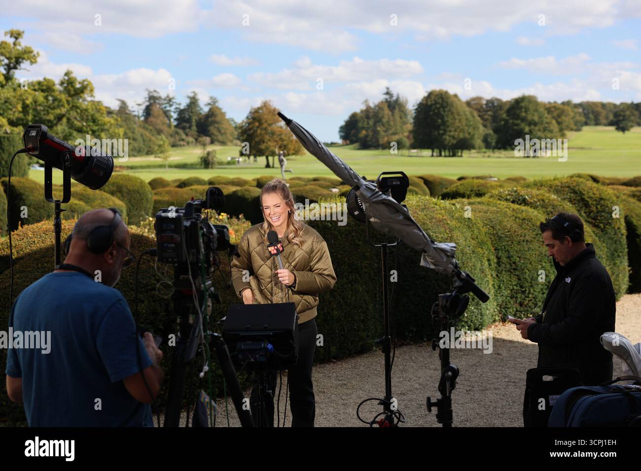 NFL Network host Jamie Erdahl reports on the set of Good Morning ...