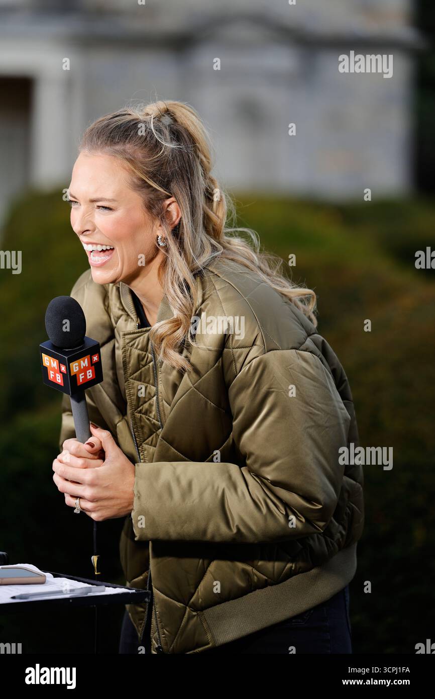 NFL Network host Jamie Erdahl laughs on the set of Good Morning ...