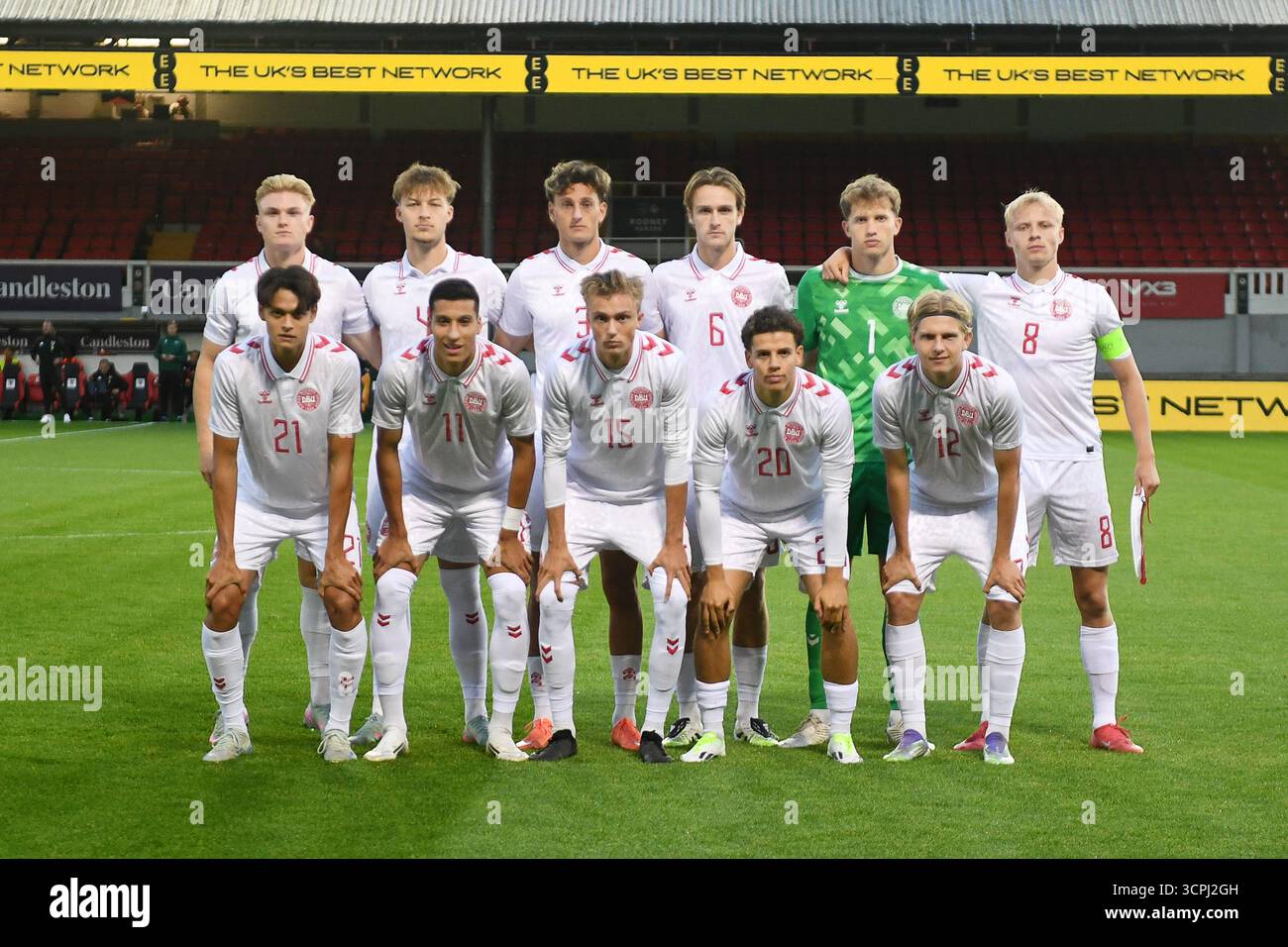 Rodney Parade Denmark team photo during U21 Euro Qualifier football ...