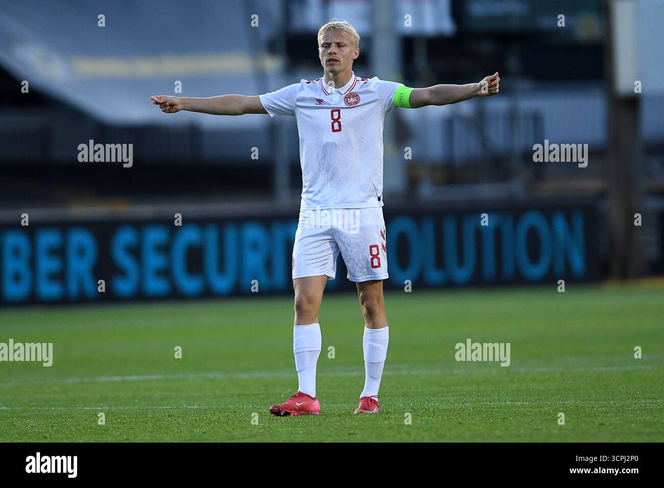 Rodney Parade Oscar Hojlund of Denmark during U21 Euro Qualifier ...