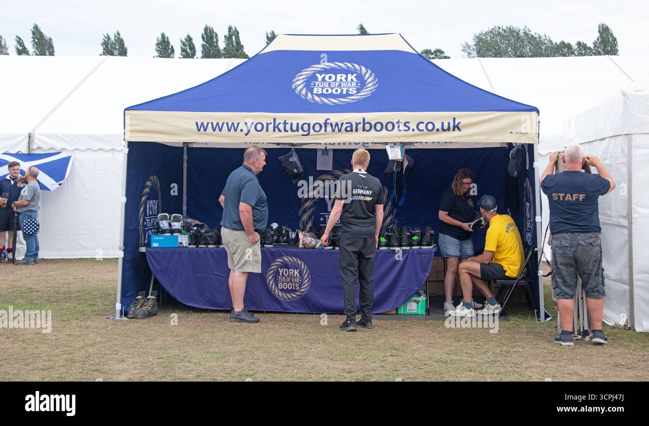 Tug of War, Special Boots stall, at Tug of War World Championships, in ...