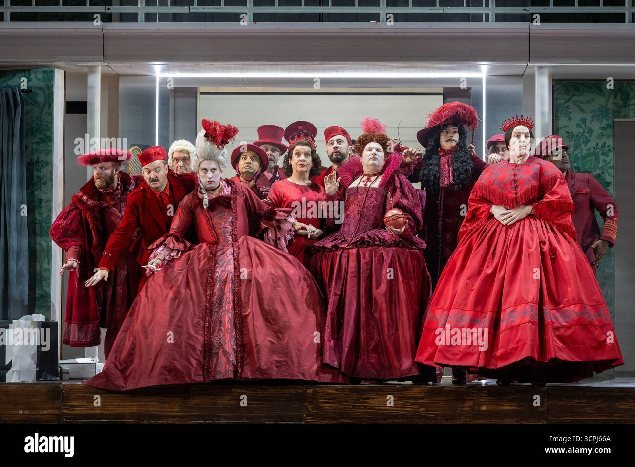 A scene from the new English National Opera production of CINDERELLA ...
