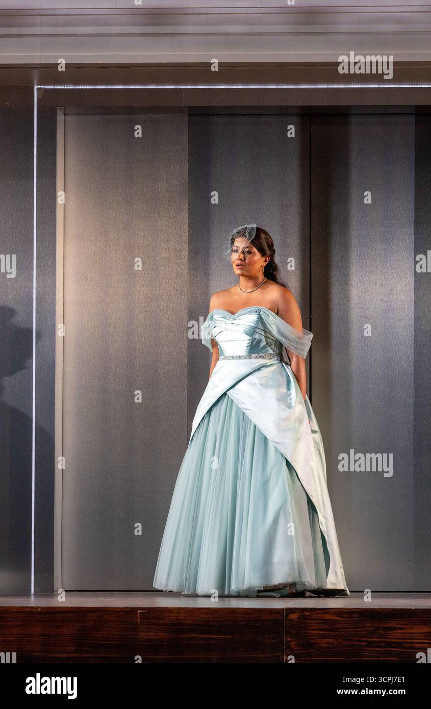 A scene from the new English National Opera production of CINDERELLA ...