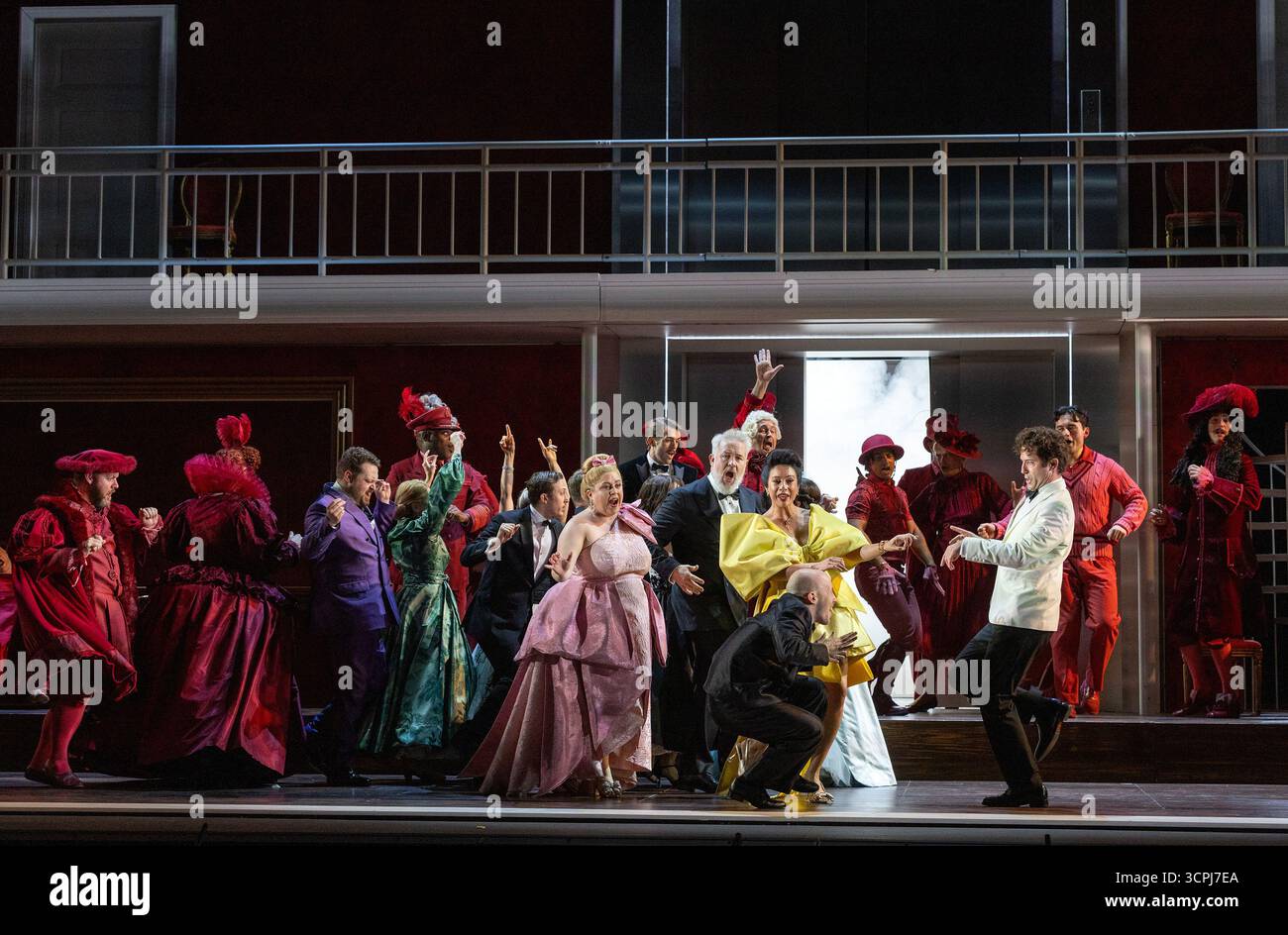 A scene from the new English National Opera production of CINDERELLA ...