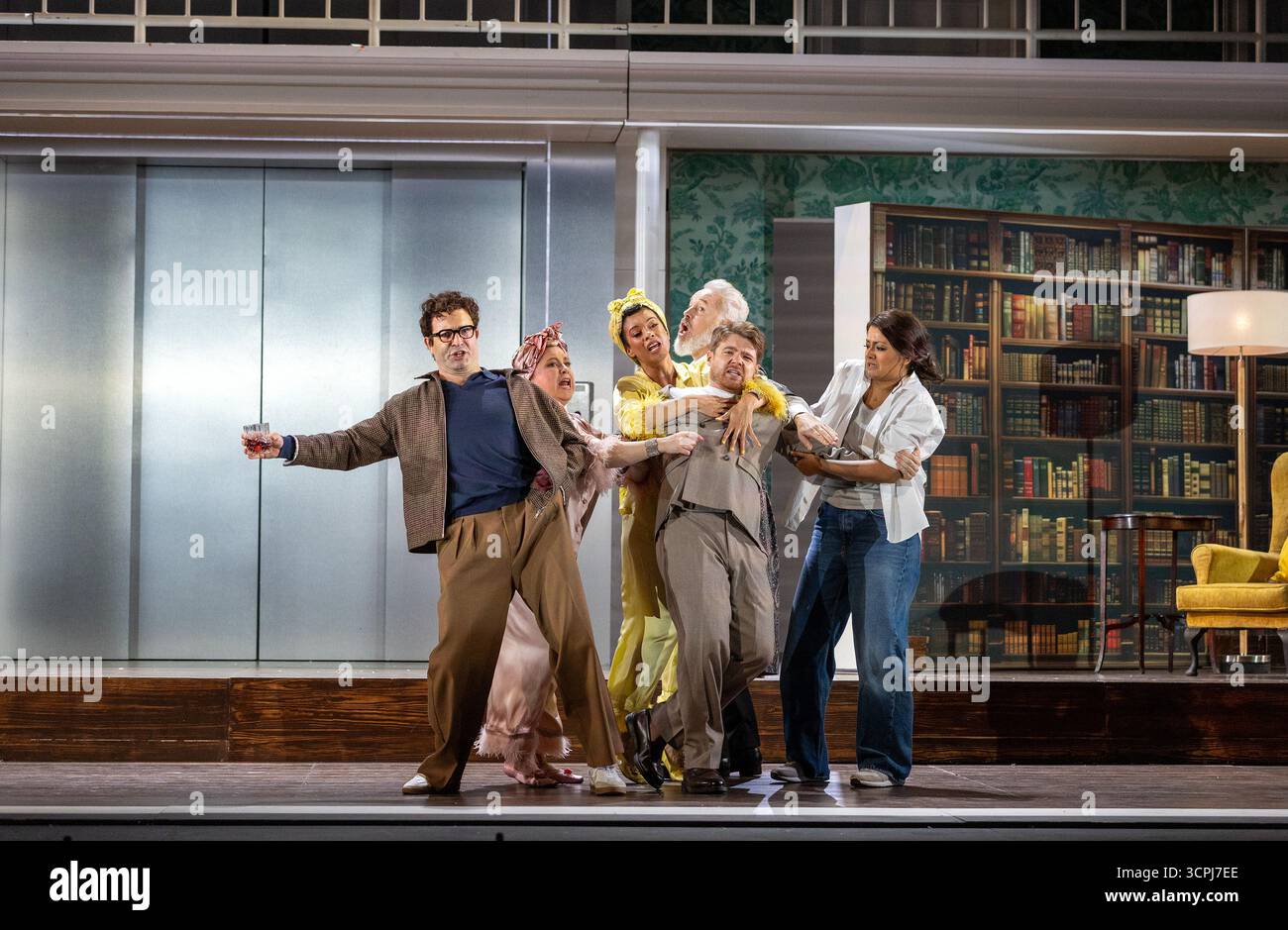 A scene from the new English National Opera production of CINDERELLA ...