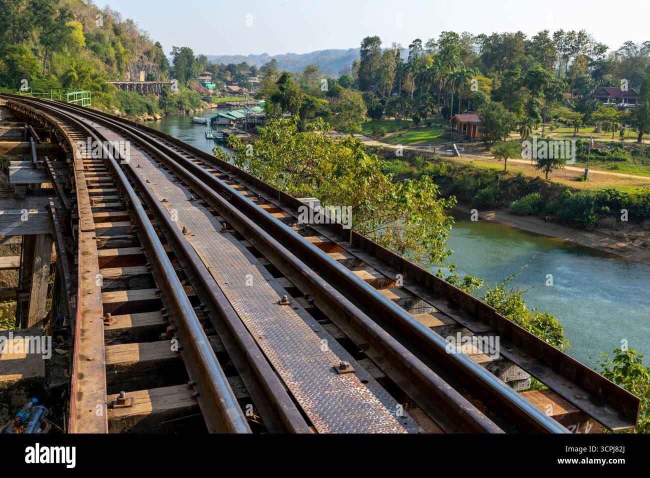 The Death Railway Bridge,dangerously constructed using the forced labor ...