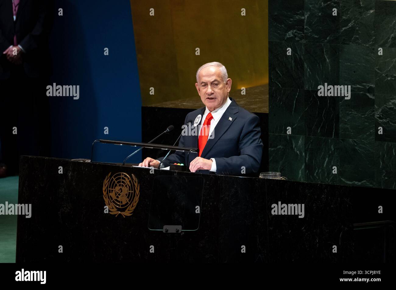 NEW YORK, NY – SEPTEMBER 26: Prime Minister of Israel, Benjamin ...