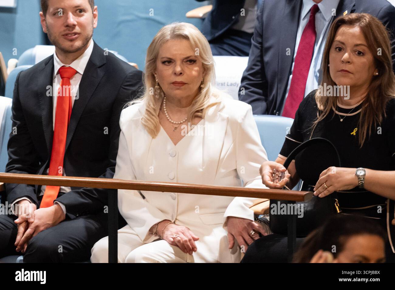 New York, NY, September 26, 2025: Sarah Netanyahu attends debate as ...
