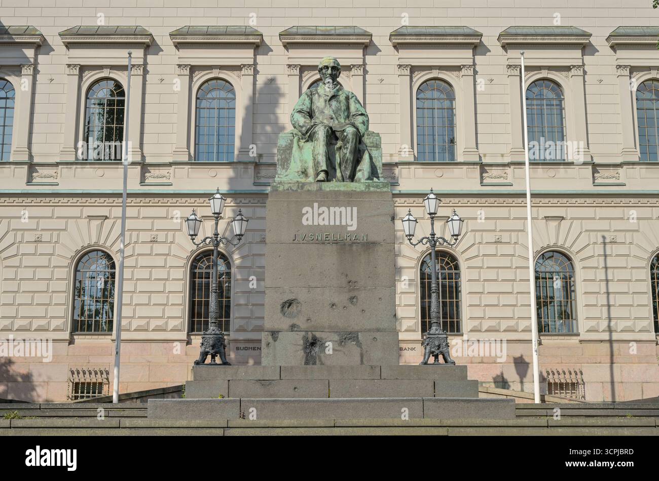 Zentralbank Suomen Pankki, Johan Vilhelm Snellman Statue ...