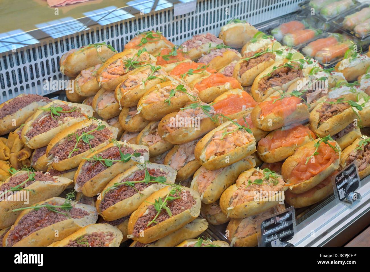 Fischbrötchen, Alte Markthalle Vanha Kauppahalli, Eteläranta, Altstadt ...