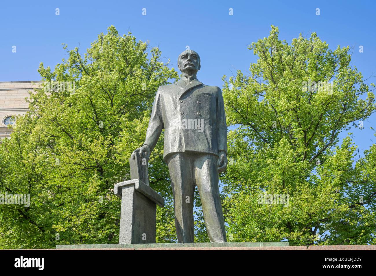 Skulptur Kaarlo Juho Stahlberg, Nationales Parlament, Parlamentsgebäude ...
