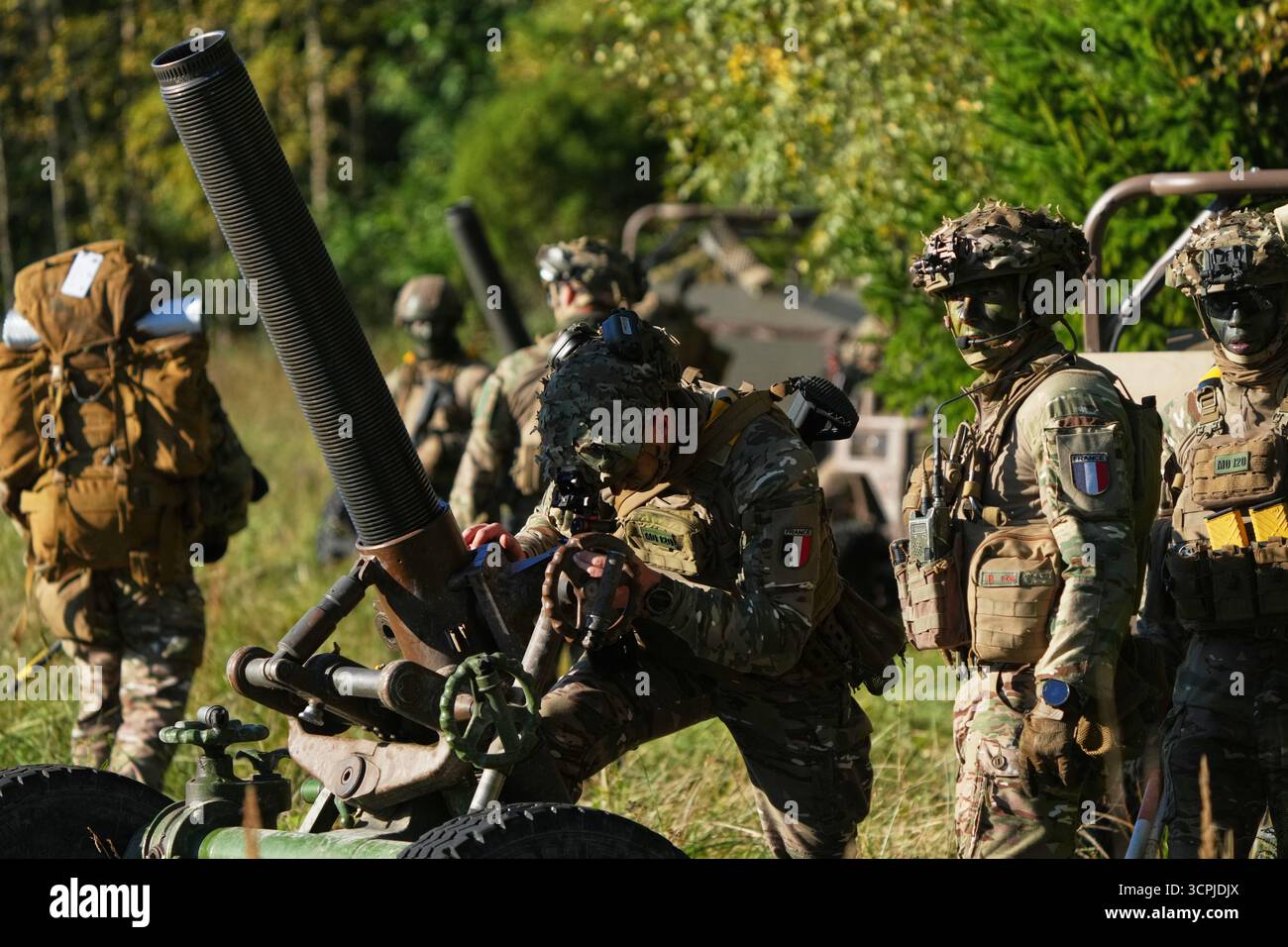 French service members participate in multinational military Exercise ...