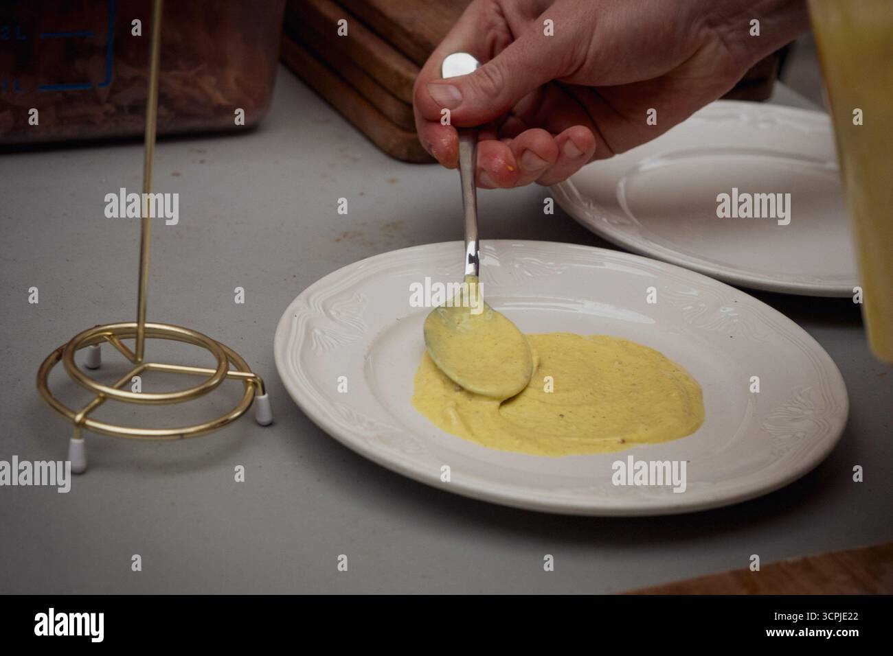 Food is photographed during the "The Golden Age Wine Garden x Chef ...