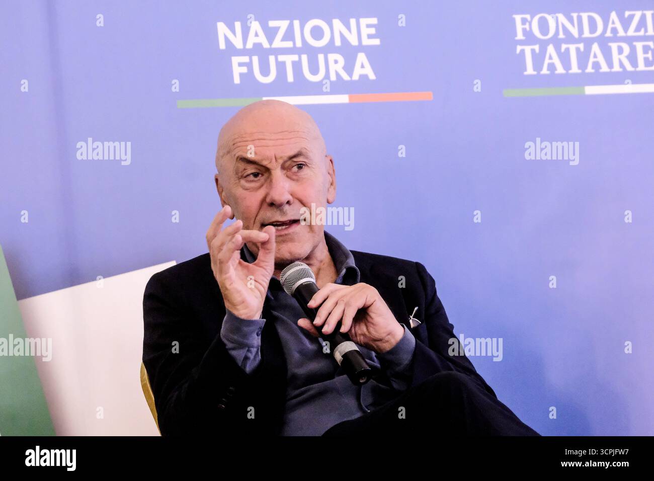 Claudio Velardi, direttore de Il Riformista, in occasione della quarta ...