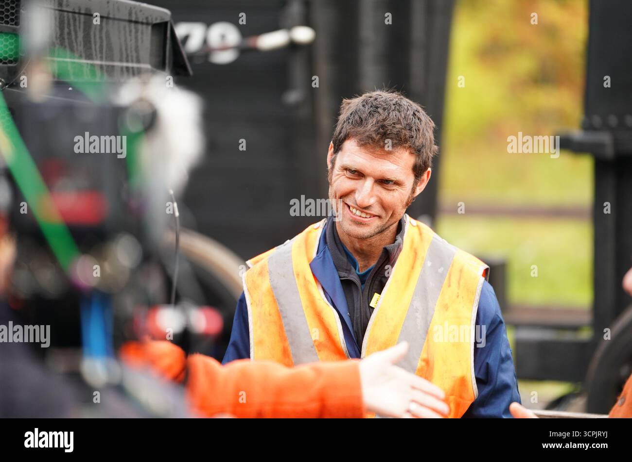 Shildon, England, 26th. Sept, 2025. Television presenter Guy Martin ...