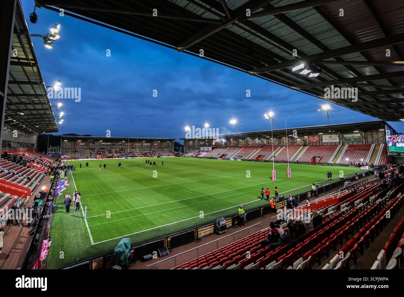 A general view of Progress With Unity Stadium ahead of the Betfred ...