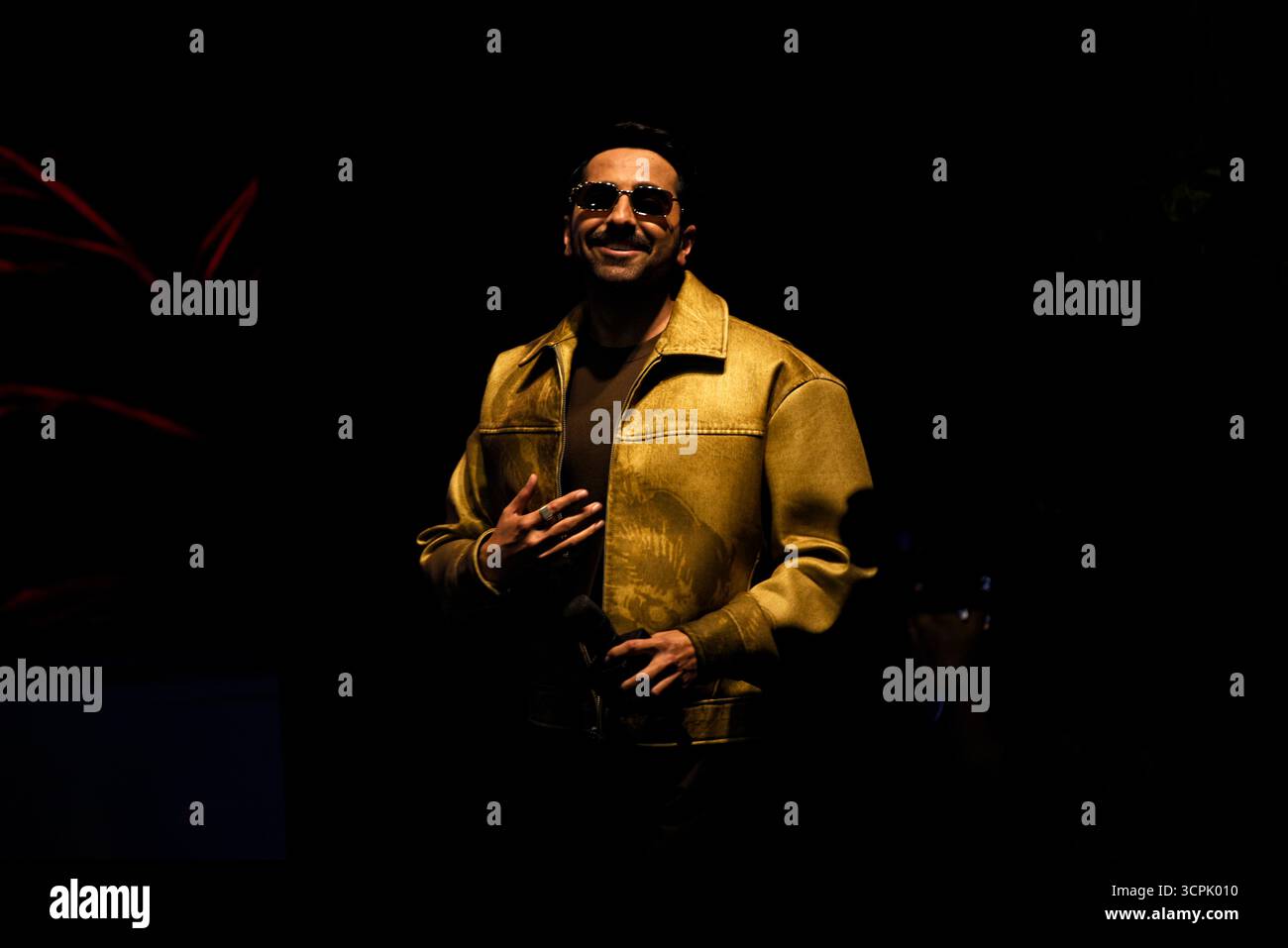 Indian actor and singer Ayushmann Khurrana is seen during a film ...