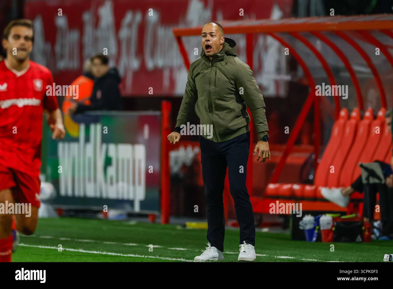 headcoach Danny Buijs of Fortuna Sittard looks on during the Eredivisie ...