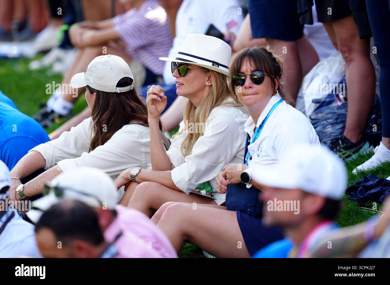 Kate Rose, wife of Justin Rose during the afternoon fourball matches on ...