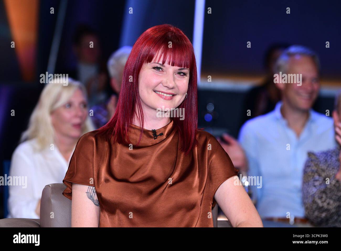 Sarah Straub during the NDR Talk Show at NDR Studios on September 26 ...