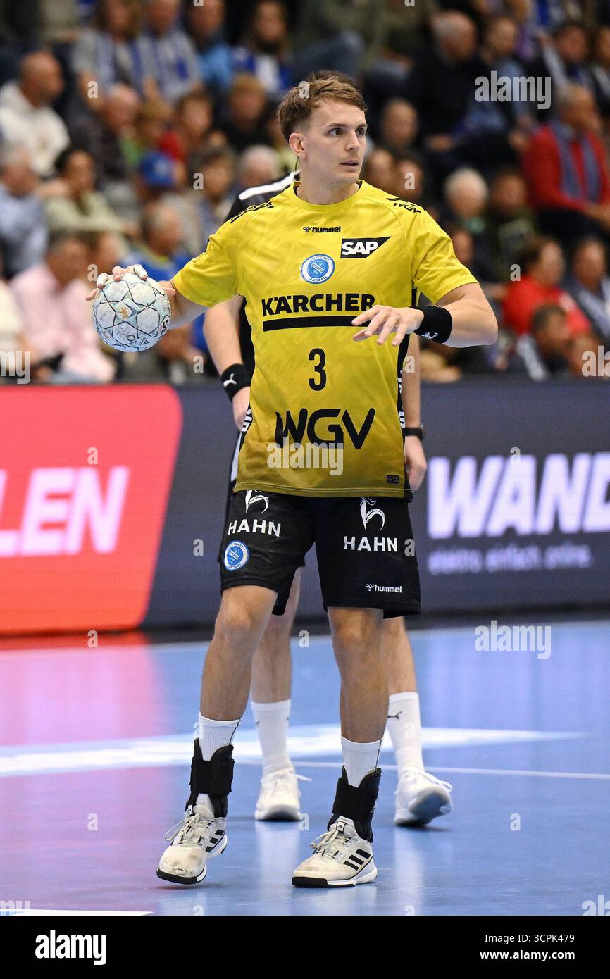 Solobild Max Haefner (TVB Stuttgart 3) GER, VfL Gummersbach vs. TVB ...