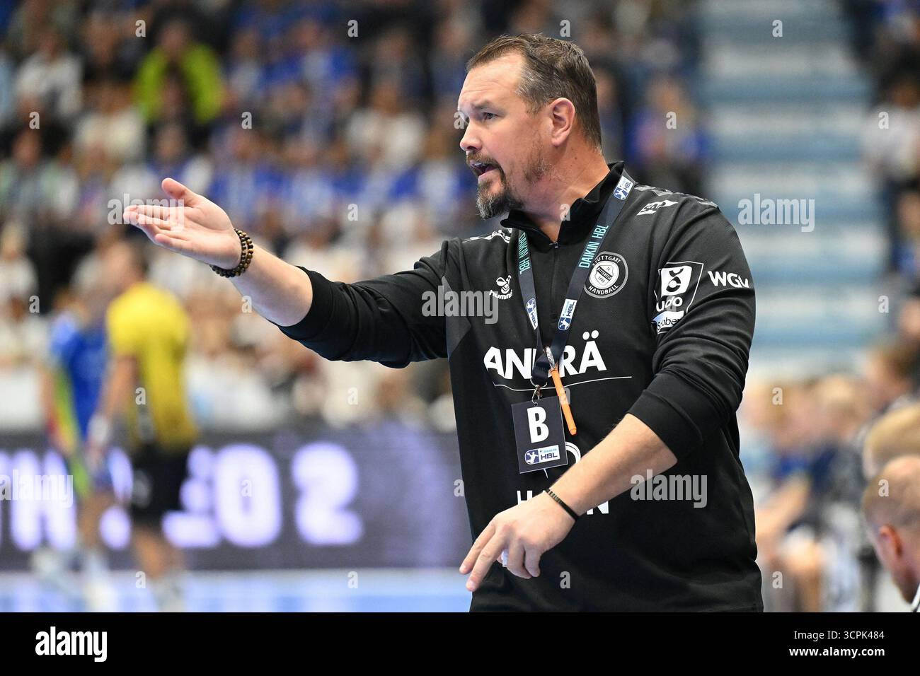 Misha Kaufmann (Trainer TVB Stuttgart) GER, VfL Gummersbach vs. TVB ...