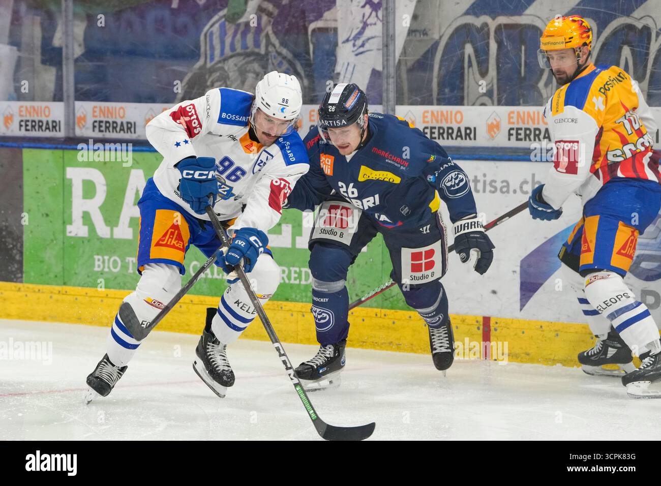 26/09/2025, Ambri, Gottardo Arena, NL: HC Ambri-Piotta - EV Zug, #96 ...