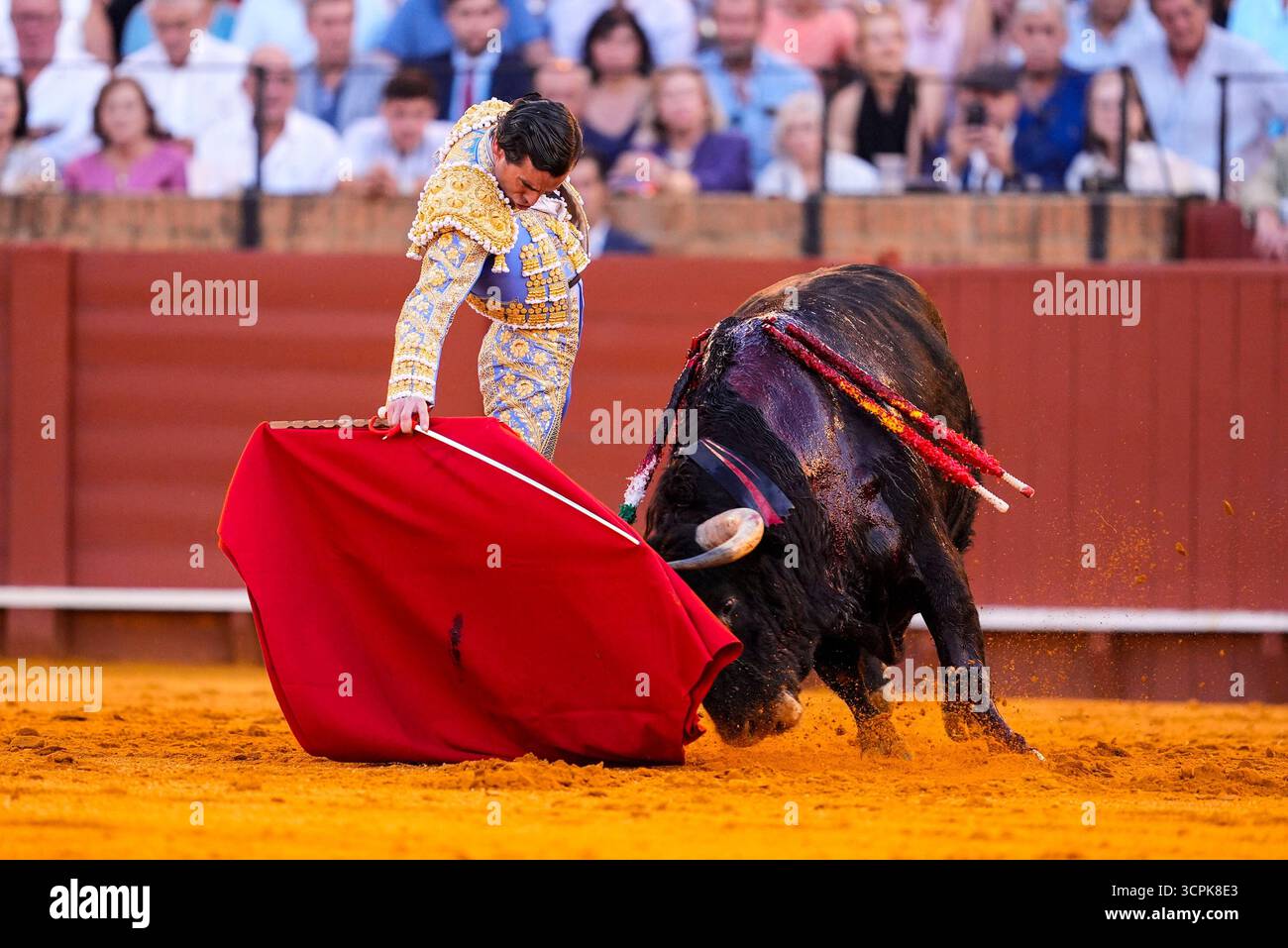 Bullfighter Juan Ortega during the first San Miguel bullfight at the ...