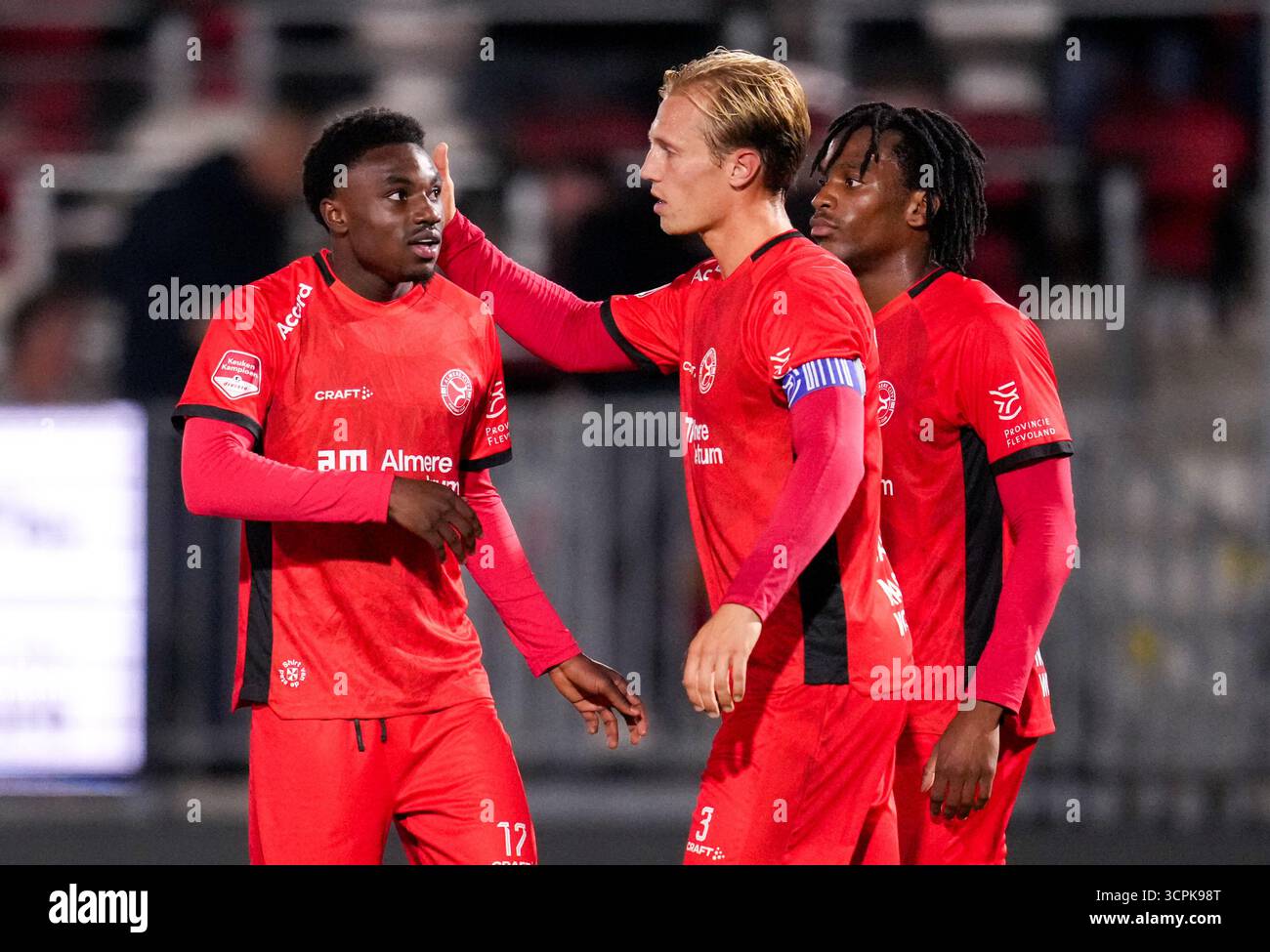 ALMERE, NETHERLANDS - SEPTEMBER 26: Emmanuel Poku of Almere City FC ...