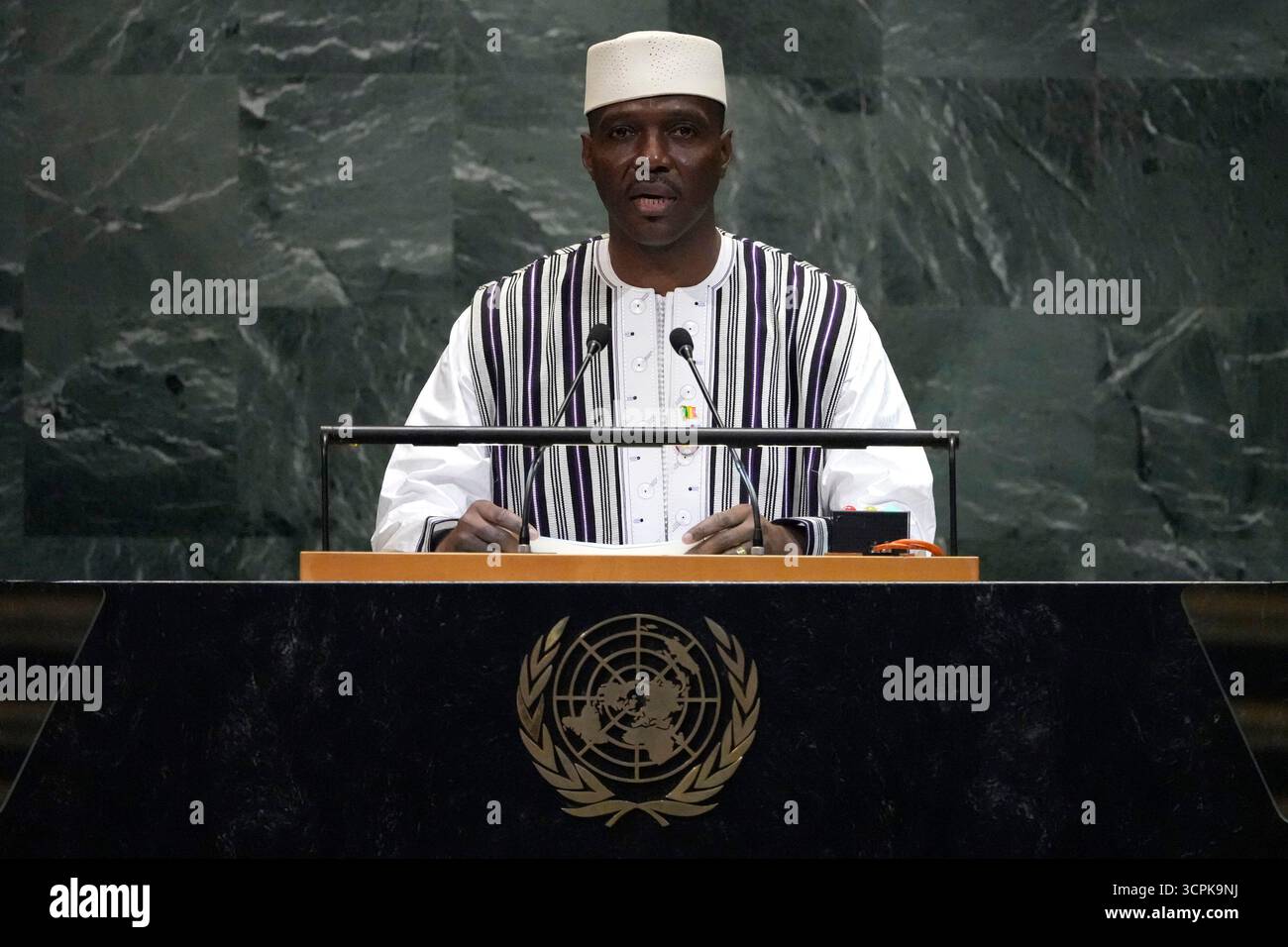 Prime Minister of Mali Abdoulaye Maïga addresses the 80th session of ...