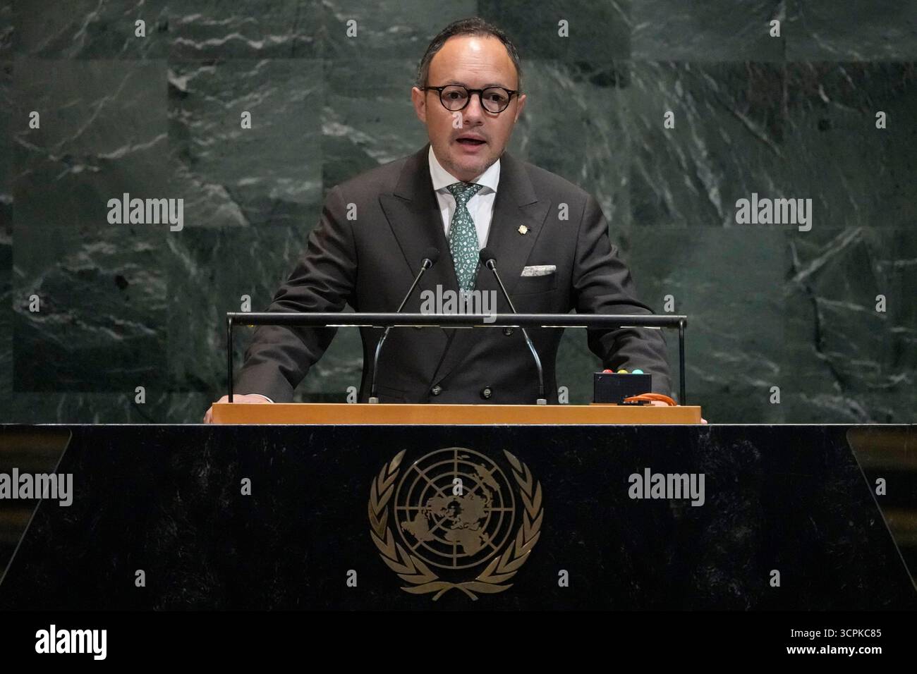Andorra head of government Xavier Espot Zamora addresses the 80th ...