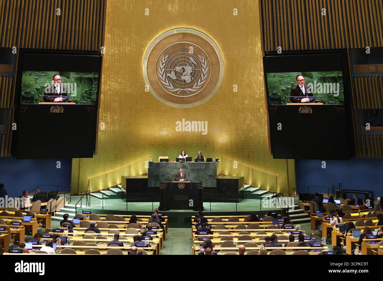 Andorra head of government Xavier Espot Zamora addresses the 80th ...