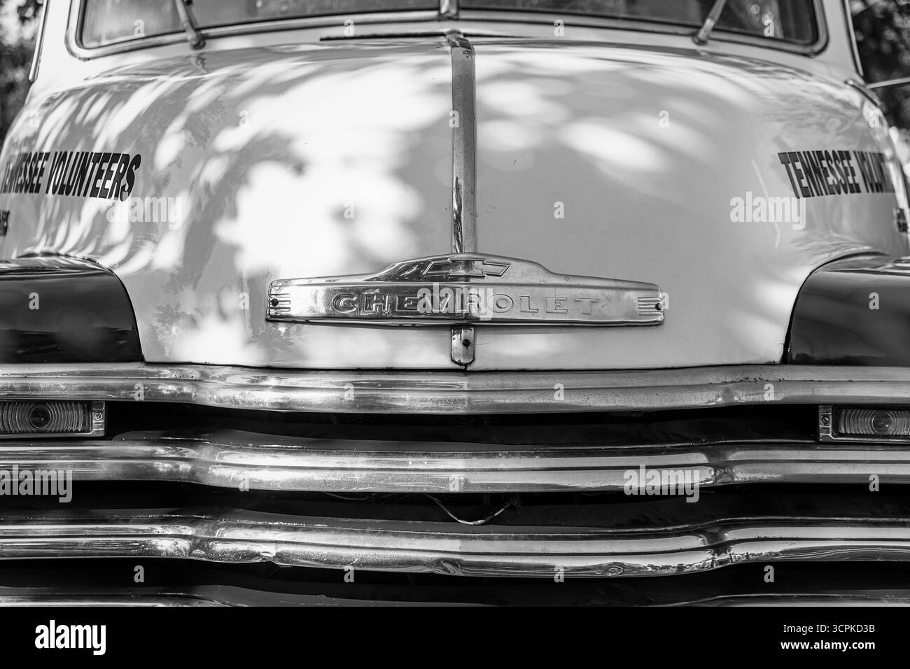 Front view vintage car Black and White Stock Photos & Images - Alamy