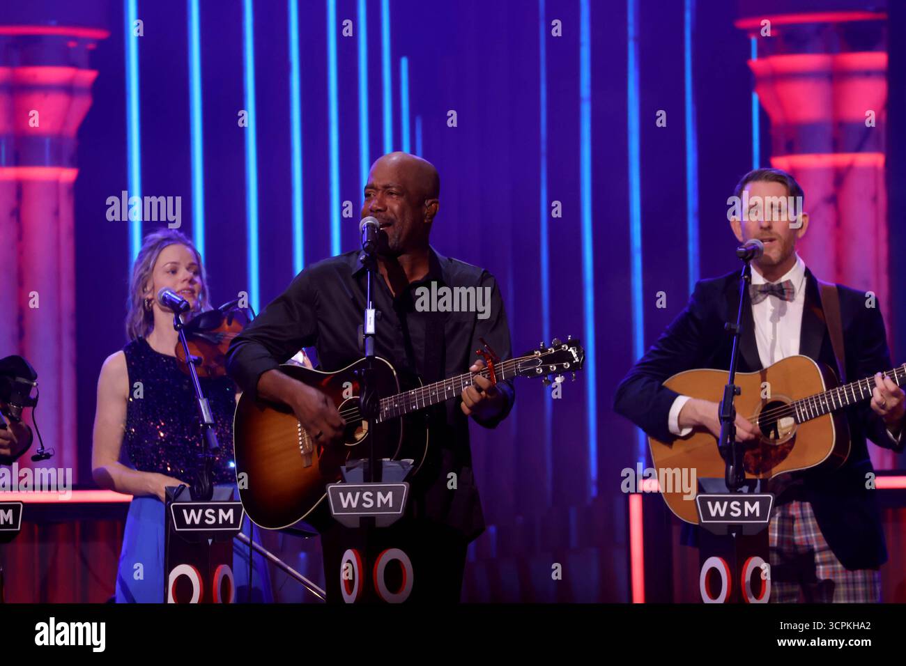 EDITORIAL USE ONLY Darius Rucker and Scottish folk group, Breabach ...