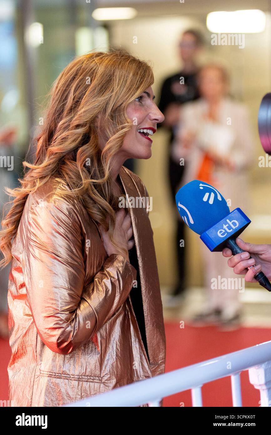 Vanesa Fernandez attended zeru ahoak red carpet during 73rd San ...