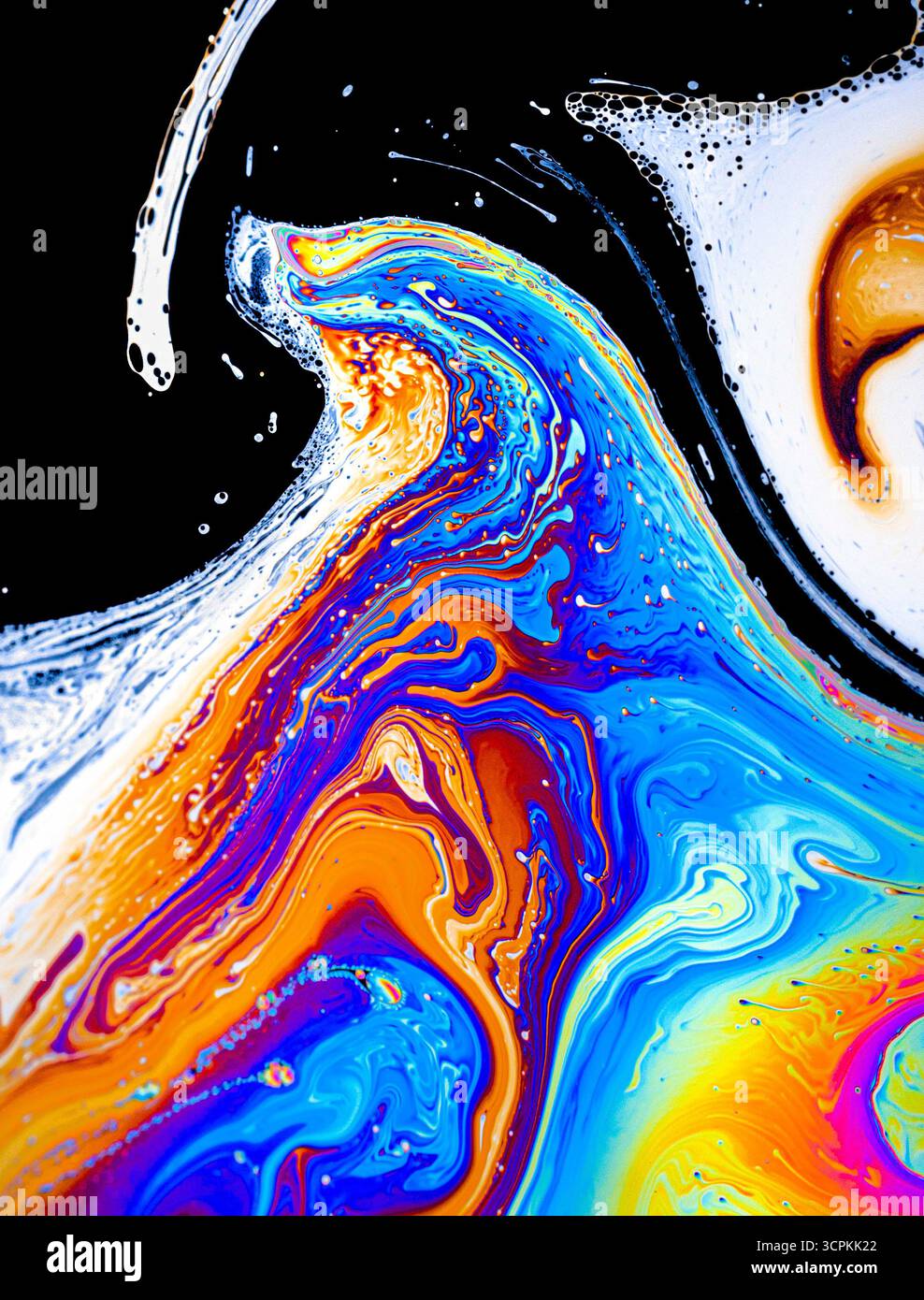 Abstract waves background black hi-res stock photography and images - Alamy