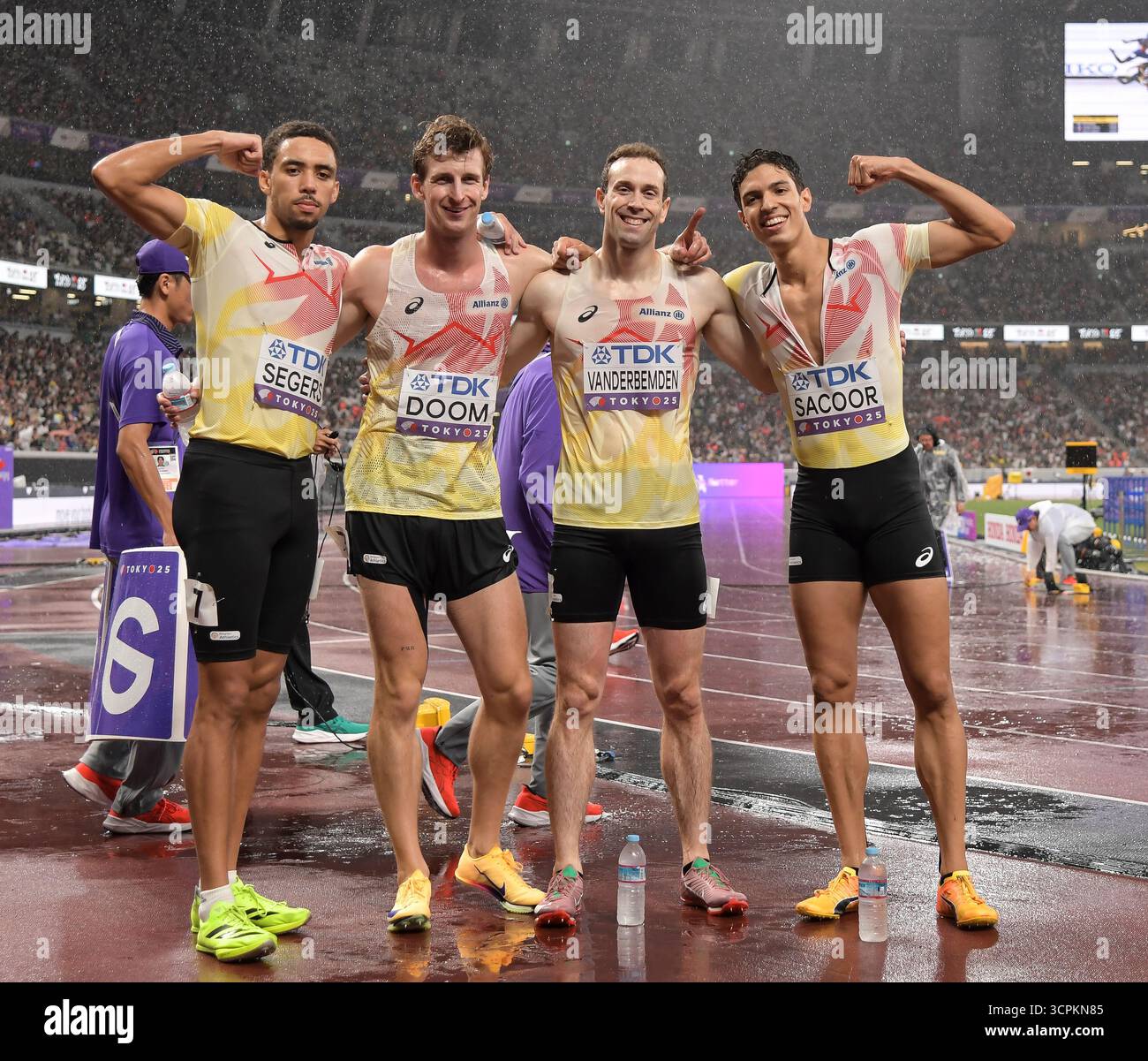 Belgium Men 4x400m Relay Team at the World Athletics Championships ...
