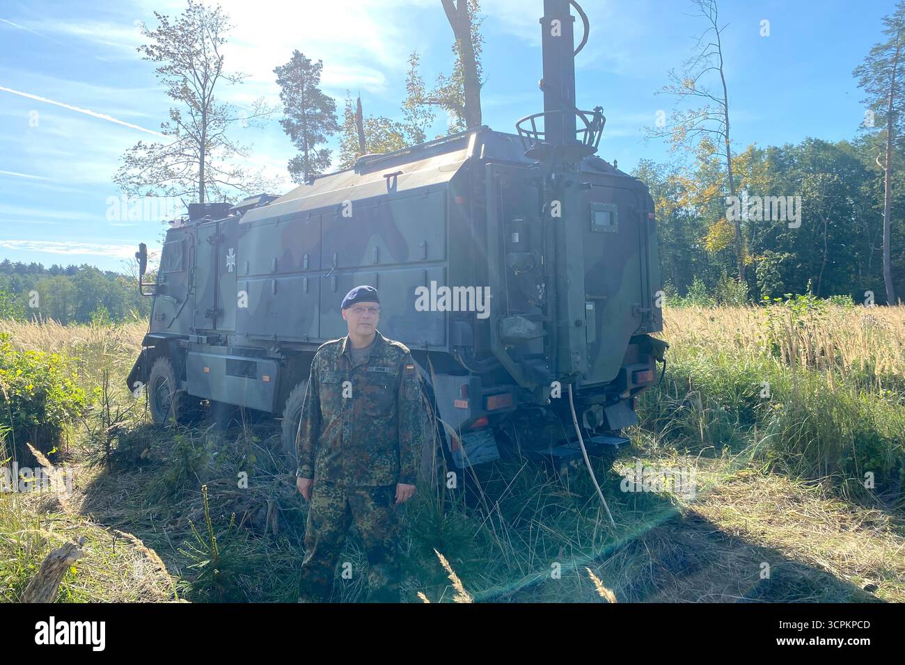 Sakiai, Lithuania. 21st Sep, 2025. Brigadier General Rainer Simon from ...