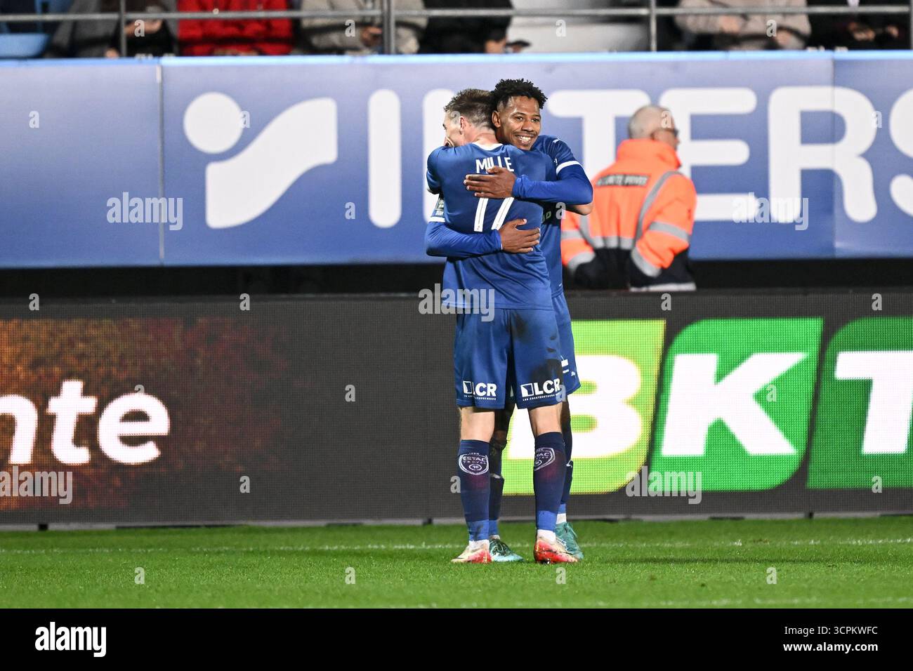 21 Tawfik BENTAYEB (estac) during the Ligue 2 BKT match between Troyes ...